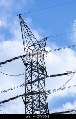 Photograph of a portion of the steel sub section of an electricity ...