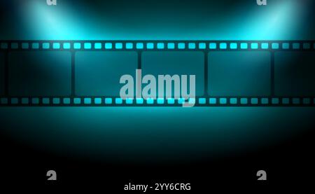 film strip background with focus lights Stock Vector Image & Art - Alamy