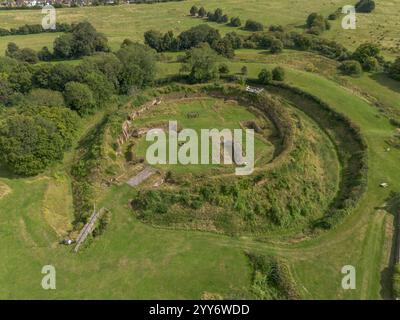 Aerial view of Basing House, Old Basing, Hampshire, UK Stock Photo - Alamy