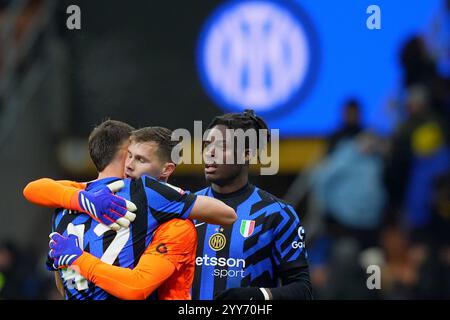 Inter Milan's goalkeeper Josep Martinez during the Coppa Italia round ...