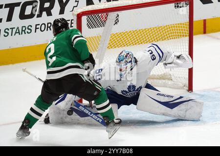 Toronto Maple Leafs goalie Joseph Woll (60) makes a save against the ...