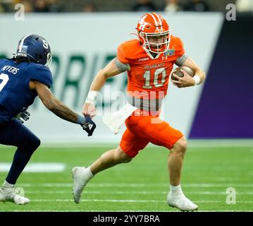 Sam Houston quarterback Hunter Watson look to pass the ball against ...