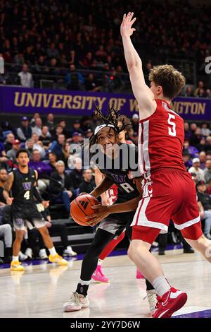 Seattle, Washington, USA. 18th Dec, 2024. Washington Huskies guard ...