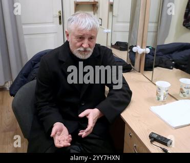 KYIV, UKRAINE - DECEMBER 18, 2024 - People’s Artist of Ukraine, actor ...