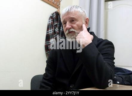 KYIV, UKRAINE - DECEMBER 18, 2024 - People’s Artist of Ukraine, actor ...