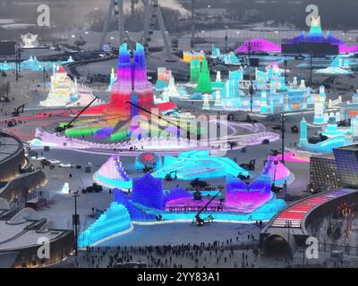 The 26th Harbin Ice-Snow World opens in Harbin City, northeast China's ...