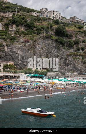 Scenic views of Positano Italian colorful architecture and landscapes ...