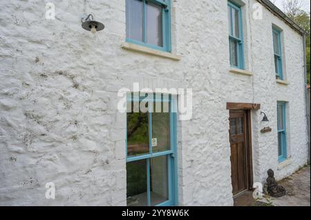Buildings at Pwlldu, Bishopston Valley, Gower, Wales, UK Stock Photo ...