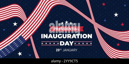 Presidential Inauguration Day Web Banner. Inauguration January 20 with ...