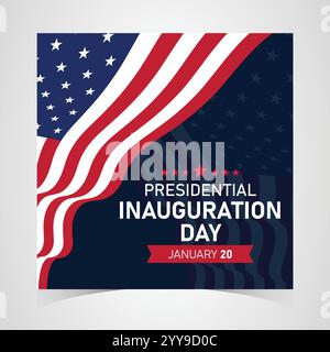 Presidential Inauguration Day Web Banner. Inauguration January 20 with ...