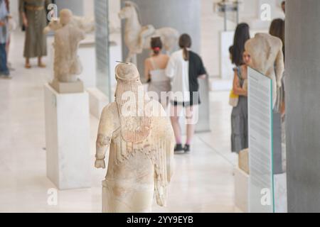 Acropolis Museum: Archaic Acropolis Gallery. Athens, Greece Stock Photo ...