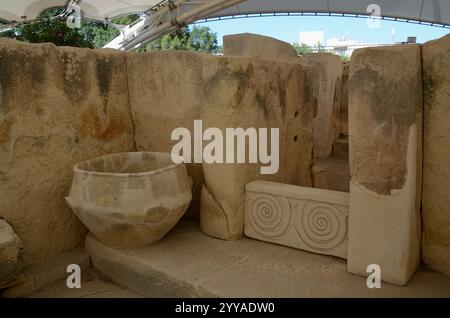 temples of Tarsce-Tarxien, Malta, Europe Stock Photo - Alamy