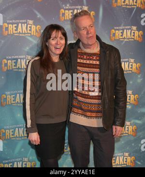 London, UK. Cath Mason and Frank Skinner at The Creakers gala ...