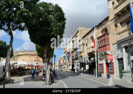 Independence Square, Victoria-Rabat, Gozo, Malta, Europe Stock Photo ...