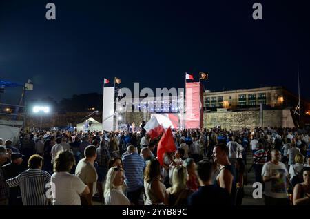 Independence Day, Triton square, Valletta, Malta, Europe Stock Photo ...