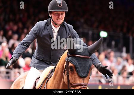 Andreas SCHOU of Denmark with Billy matador during the Prix GL events at the Saut Hermès on ...