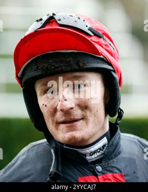 Jockey Harry Kimber at Ascot Racecourse. Picture date: Friday December ...
