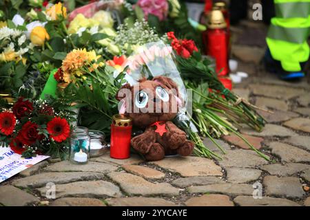 Gedenken an die Opfer des Anschlages von Magdeburg Magdeburg, 20.12. ...