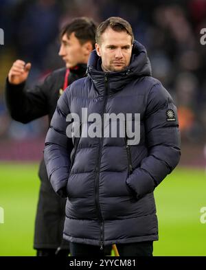 Watford manager Tom Cleverley before the Sky Bet Championship match at ...