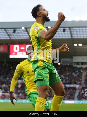 Norwich City's Anis Ben Slimane celebrates scoring their side's first ...