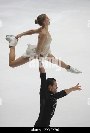 HASE Minerva Fabienne / VOLODIN Nikita of Germany performs during the ...