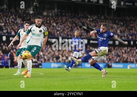 Sammie Szmodics of Ipswich Town shoots on goal during the Sky Bet ...