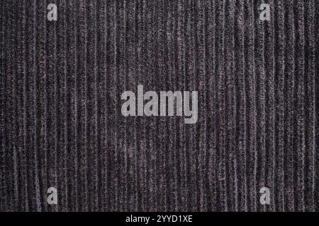 Black ribbed corduroy texture background Stock Photo - Alamy