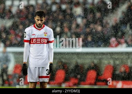 Eliot Bujupi (VfB Stuttgart II / U21, #52). GER, TSV 1860 Muenchen gegen VfB Stuttgart II U21 ...