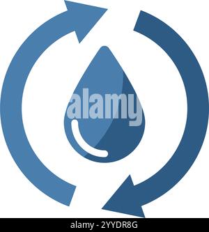 water recovery, recycle - vector icon Stock Vector Image & Art - Alamy