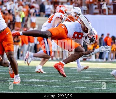 Dec 21, 2024. Randall Adam #8 of the Clemson Tigers in action vs the Texas Longhorns the first ...