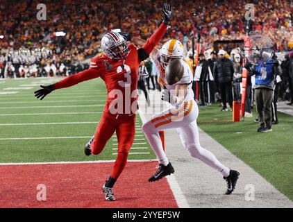 Ohio State's Lorenzo Styles Jr. breaks up a pass intended for Indiana's ...