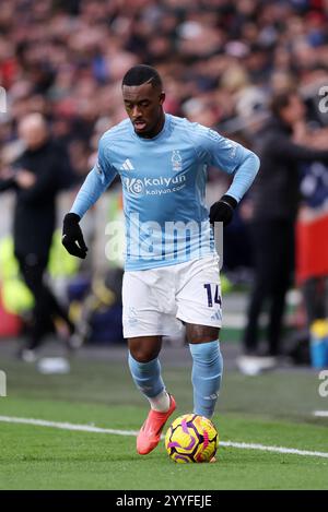 Nottingham Forest's Callum Hudson-Odoi scores their side's first goal ...