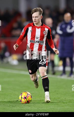 Brentford's Keane Lewis-Potter during the Premier League match at ...
