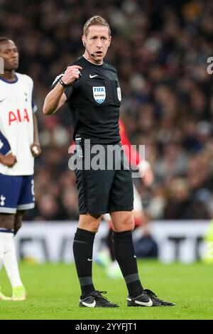 Referee John Brooks during the Manchester United FC v Crystal Palace FC ...