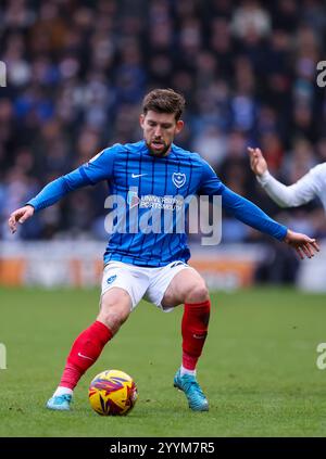 Portsmouth's Callum Lang during the Sky Bet Championship match at ...