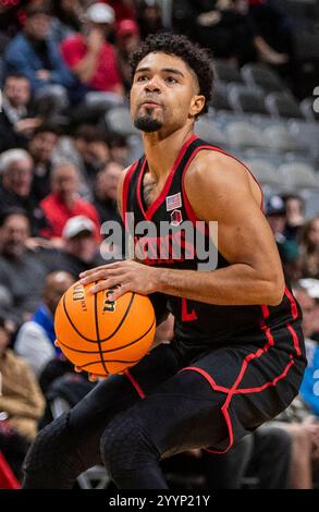 San Diego State guard Nick Boyd (2) during an NCAA college basketball ...
