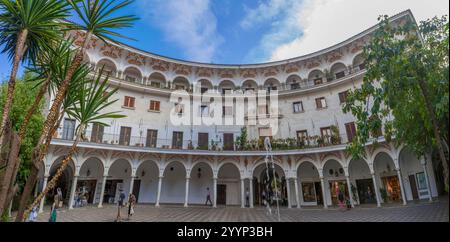 Seville, Spain - Sept 26th, 2024: Cabildo Square, Seville, Spain ...