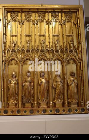The 'Retable des saints et martyrs' in the Musée des Beaux-Arts in ...