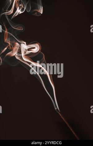 trend color 2025. Aromatherapy smokes for yoga. Aroma sticks smoke on ...