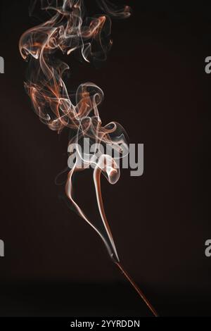 trend color 2025. Aromatherapy smokes for yoga. Aroma sticks smoke on ...