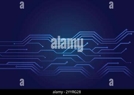 technology circuit lines diagram futuristic background Stock Vector ...