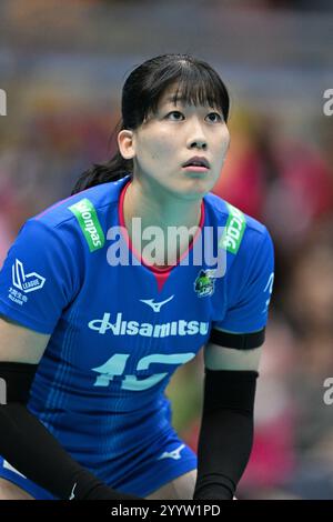 Osaka, Japan. Credit: MATSUO. 21st Dec, 2024. Megumi Fukazawa Volleyball : 2024 All Japan Women ...