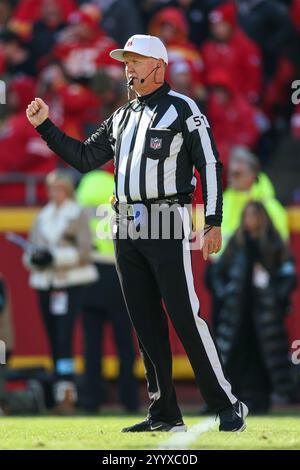 NFL Referee Carl Cheffers during the first half of an NFL football game ...