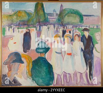 Edvard Munch - Spring Stock Photo - Alamy