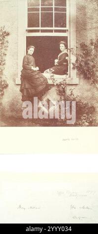 Effie and Mary Millais at Dalguise, from an album compiled by Sir John ...