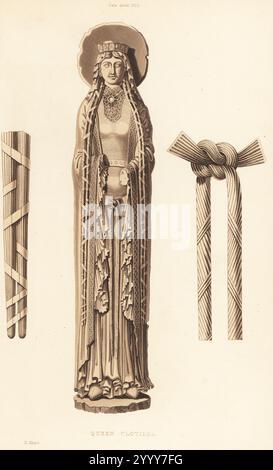 Clovis I, King of the Franks and Queen Clotilda Stock Photo - Alamy