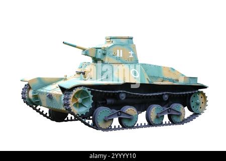 Japanese light tank Type 95 (Ha-Go) Color photography - Historical ...