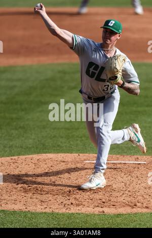 Charlotte 49ers pitcher Blake Gillespie (32) during an American ...