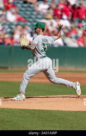 Charlotte 49ers pitcher Blake Gillespie (32) during an American ...