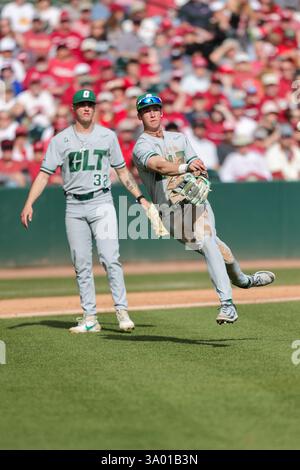Charlotte 49ers third baseman Dawson Bryce (18) during an American ...